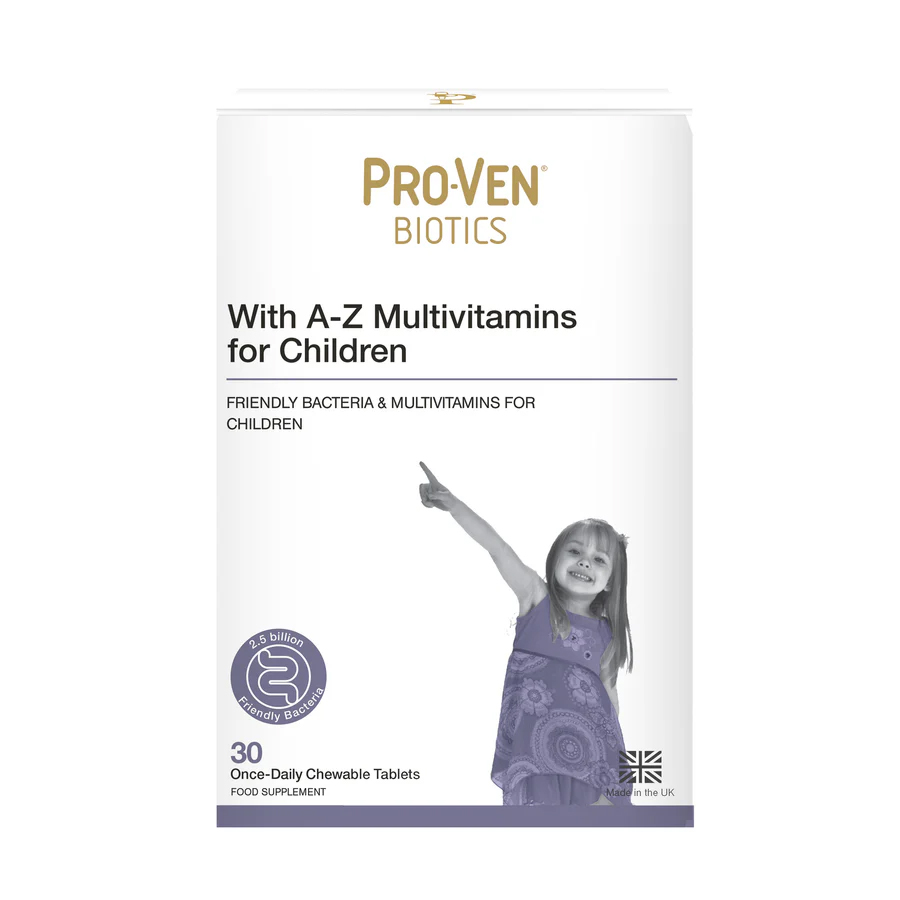 Pro-Ven Biotics With A-Z Multivitamins for Children 30 Chewable tabs